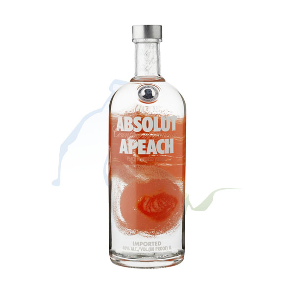 VODKA | Absolut Apeach 40° 1lt - La Cristallina Water