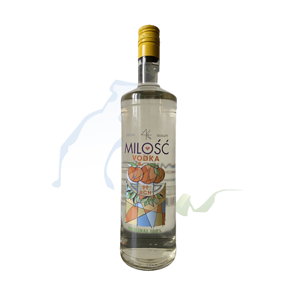 VODKA | Milosc Pesca 20° 1lt. - La Cristallina Water