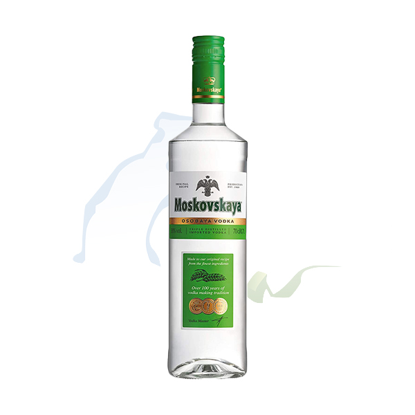 VODKA | Moskovskaya 37,5° 1lt. - La Cristallina Water