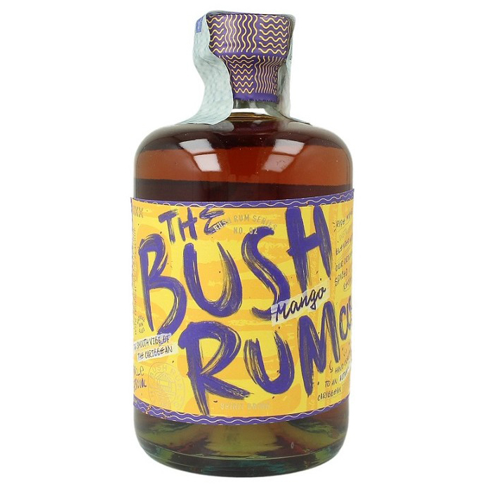 RUM | The Bush Rum Mango Spiced 70 cl - La Cristallina Water